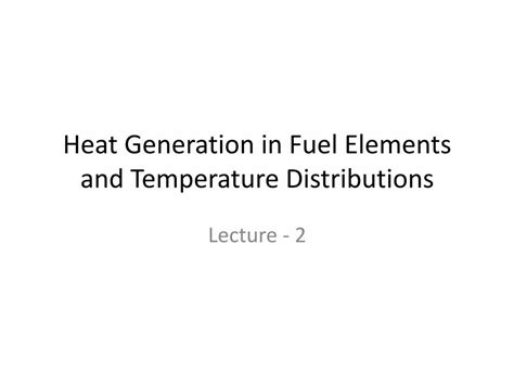 Pdf Heat Generation And Temp Distribution Dokumen Tips