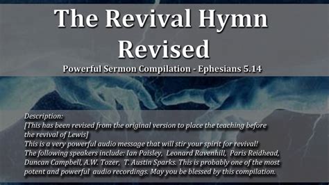 Revival Hymn Revised Youtube