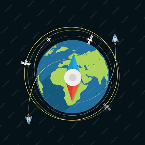 Premium Vector Compass Flat Design Vector Illustration