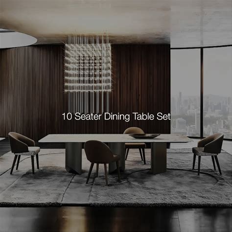Luxurious 10 Seater Dining Table Collection Cozy Living