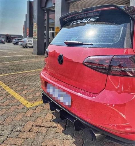 Rear Diffuser For Volkswagen Golf Gti Mk7 2013 2017 Exclusive