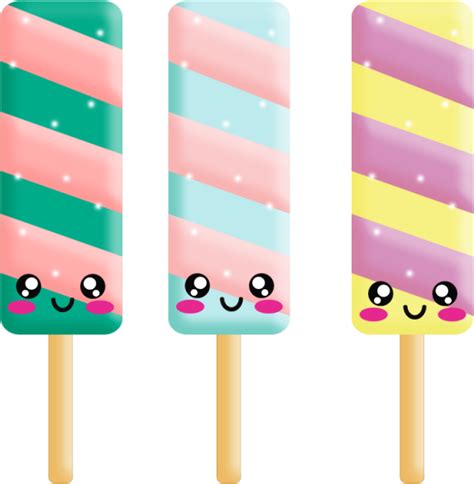 Download Popsicle Kawaii Popsicle Cute Popsicle Png And Psd Paleta