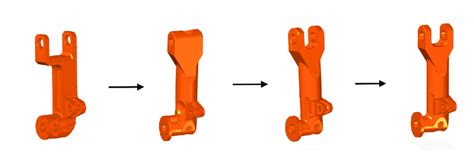 Evolution Of Lever Design Obtained During Mass And Strength