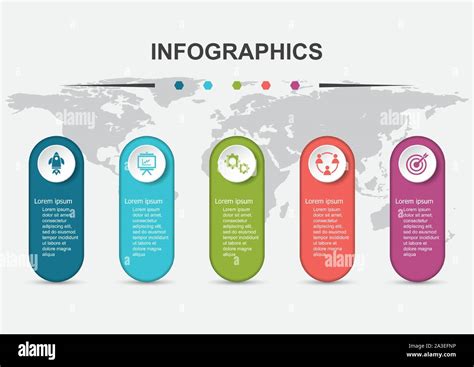 Infographic Design Template Of Steps Process Stock Vector Stock Vector Image Art Alamy