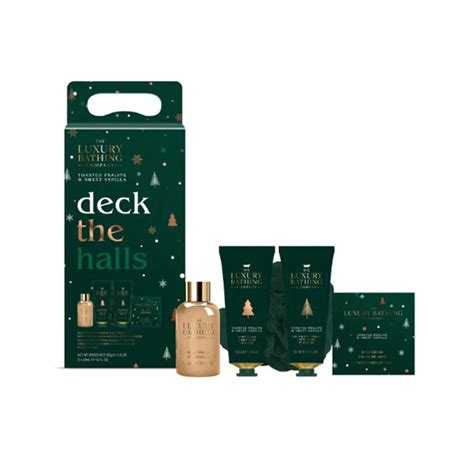 Luxury Bathing Company Deck The Halls Toasted Praline And Vanilla Set