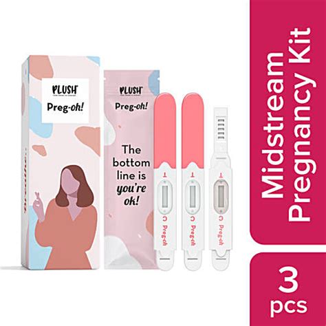 Buy Plush Preg Oh Midstream Pregnancy Test Kit For Women Single Step