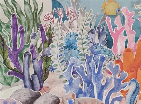 Build A Coral Reef Printable Coral Reef Diorama Ocean Play Set