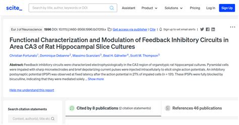 Functional Characterization And Modulation Of Feedback Inhibitory