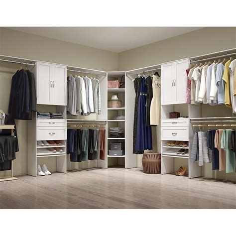Closetmaid Style White Corner Shelf Kit 2129 The Home Depot White