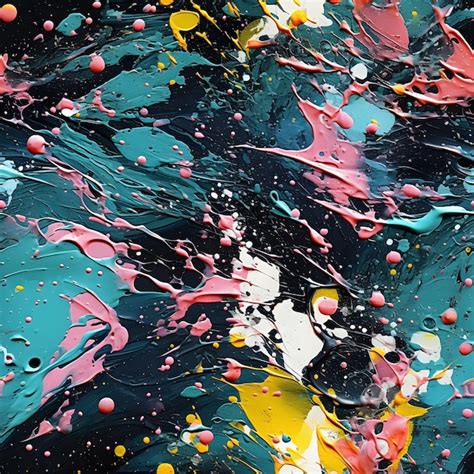 Premium Ai Image Splatter Paint Texture