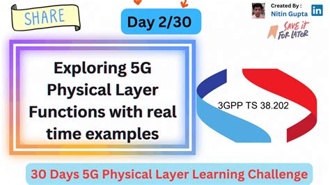 🔶day 2 30 Exploring 5g Physical Layer Functions With Real Time Examples🔶