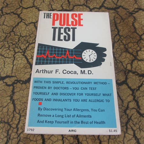 The Pulse Test Easy Allergy Detection By Arthur Fernandez Coca Goodreads