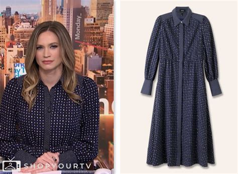 Nbc News Daily April 2024 Ellison Barbers Navy Blue Printed Shirt