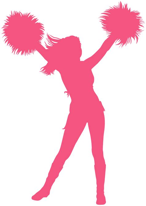 Silhouette De Cheerleader