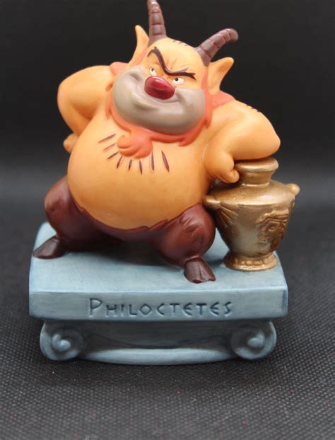 1997 Disney Hercules Phil Philoctetes Satyr Porcelain Figurine 35 Man