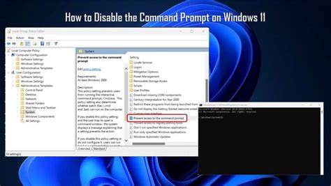 How To Disable The Command Prompt On Windows 11 Techdirectarchive
