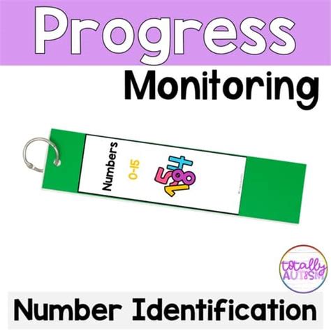 Number Identification Progress Monitoring Tracking Sheet Special Ed Free
