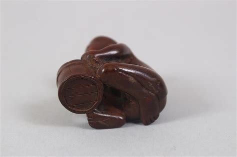 Sold Price A Japanese Meiji Period Carved Wooden Nesuke Of A Lady