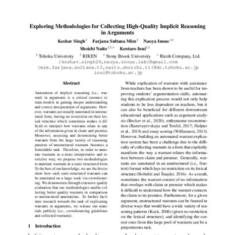 Exploring Methodologies For Collecting High Quality Implicit Reasoning