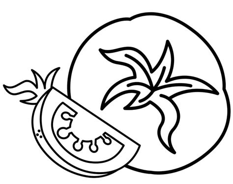 Desenhos De Tomate Para Colorir Pintar E Imprimir Coloririnfo