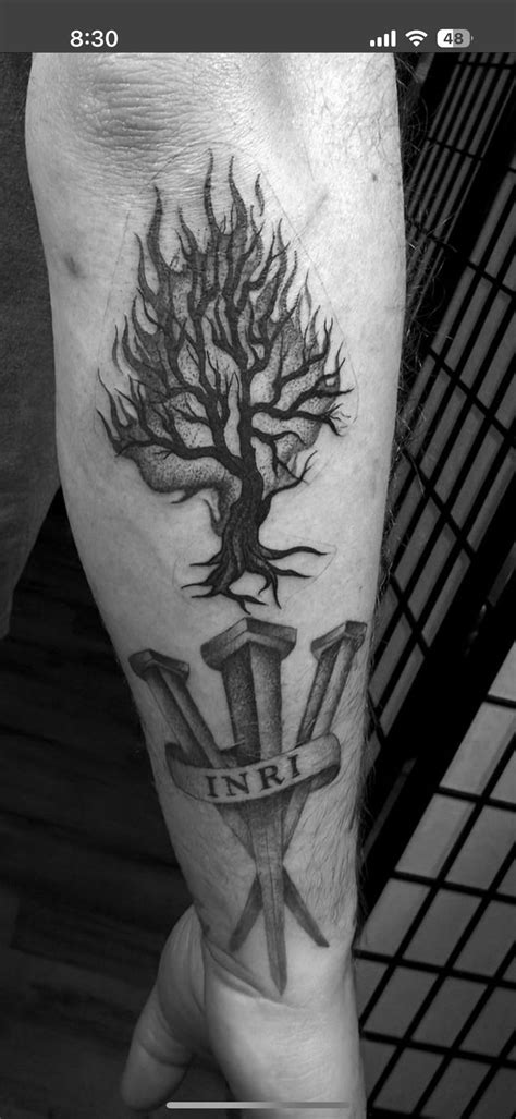 Burning Bush Tattoo
