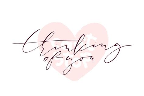 Just Thinking About You Clipart Thinking Of You Card Vector Art