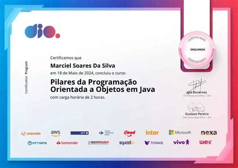 Pilares Da Programação Orientada A Objetos Em Java Marciel Soares Da Silva