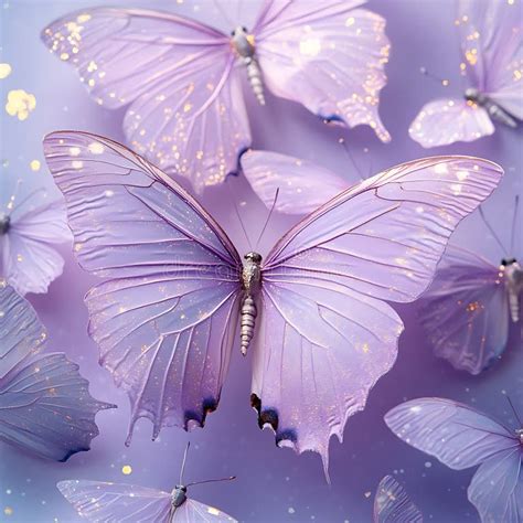 Sparkly Butterflies Background Stock Illustrations 1590 Sparkly