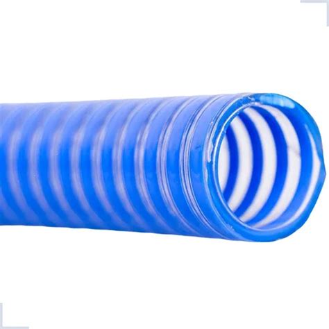 Mangueira Duto Sucção Azul Água 1 Polegadas 25mm 50 Metros