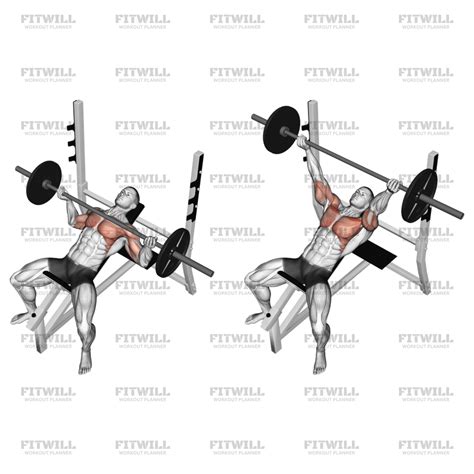 Barbell Incline Wide Reverse Grip Bench Press Exercise Guide