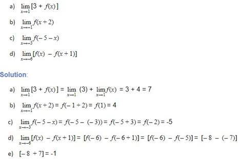 Limits And Continuity Properties Of Limits Chitown Tutoring