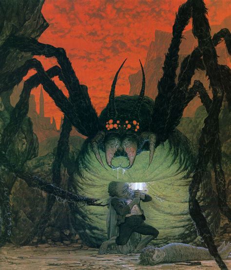 Shelob By Ted Nasmith Lord Of The Rings Tolkien Lotr Art