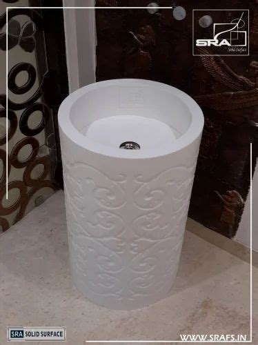 Solid Surface Pedestal Wash Basin At Rs 51000 In Noida Id 2853321461197
