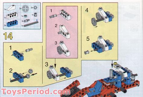 Lego 8232 Chopper Force Instructions And Parts List