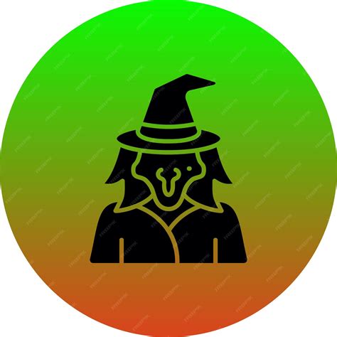 Premium Vector Witch Icon