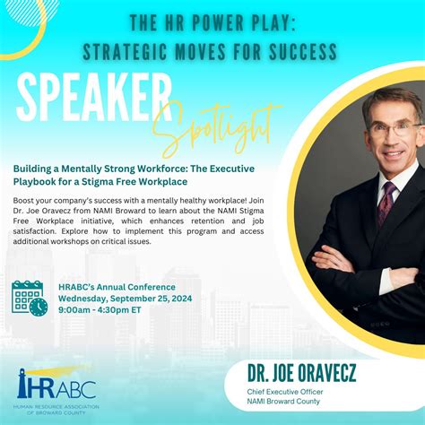 Honored And Excited To Be A Featured Speaker At Tomorrows Event Joe Oravecz Phd
