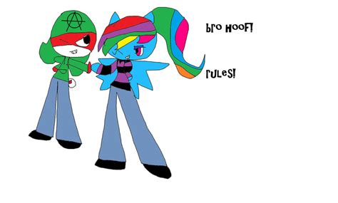 Rainbow Dash And Evils Brohoof By Thecoopfan On Deviantart