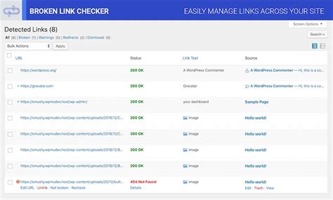 Broken Link Checker - kostenfreie Tools