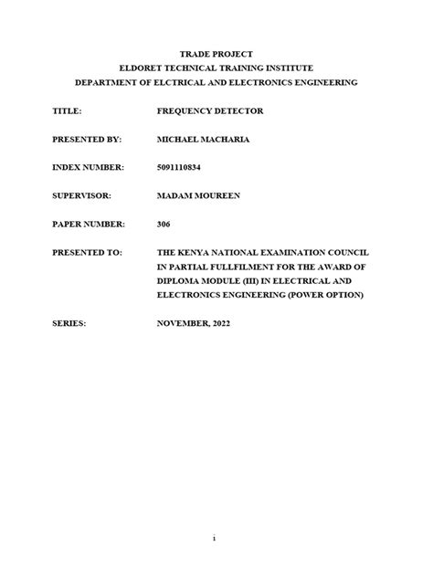Frequency Detector Pdf Cellular Network Printed Circuit Board