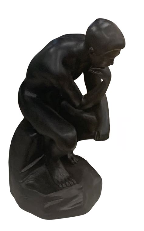 Thinking Man Statue By Dracoawesomeness On Deviantart