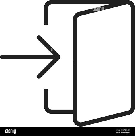 Log In Icon Vector Image Stock Vector Image And Art Alamy