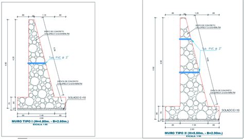 Descargar Plano De Muro De ContenciÓn IngenierÍa Civil