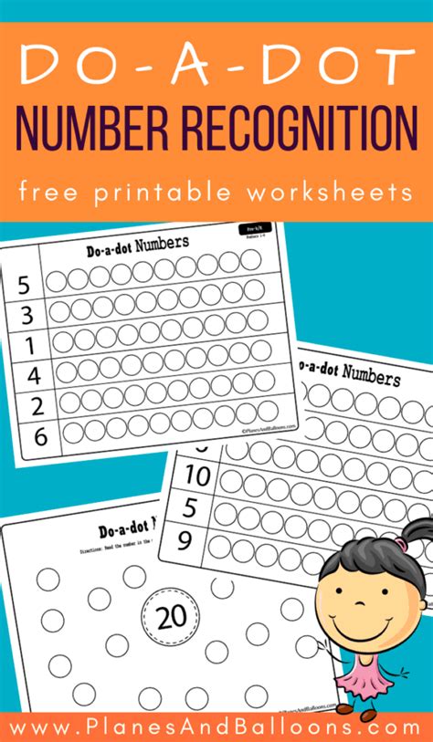 Kindergarten Number Recognition Worksheets