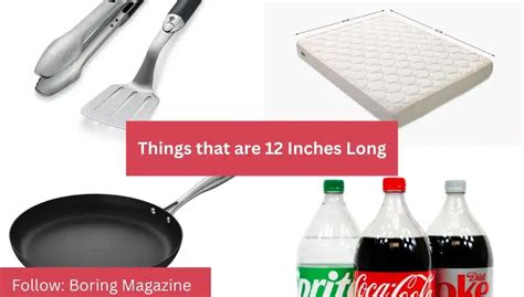11 Common Things That Are 12 Inches Long Boring Magazine