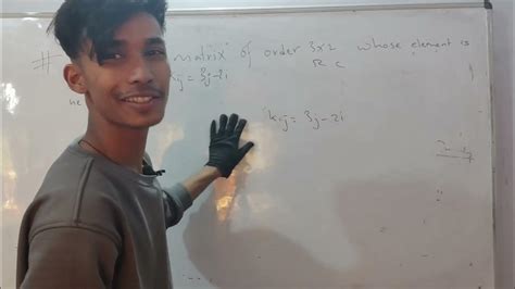 Construction Of Matrix Class 9 Opt Maths Nepal Youtube