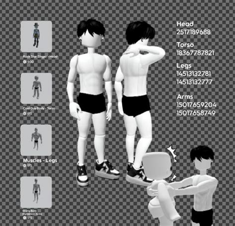 Pin By Carmen Delia On Cabello Y Belleza Roblox Guy Body Tutorial