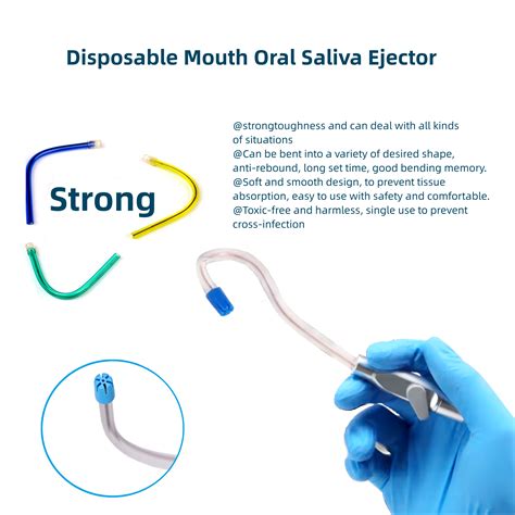 Dental Disposable Mouth Oral Saliva Ejector Surgical Saliva Ejector