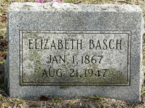 Elizabeth Basch 1867 1947 Mémorial Find A Grave