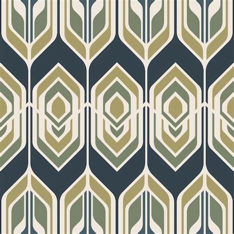 Premium Vector Polygonal Seamless Ethnic Pattern