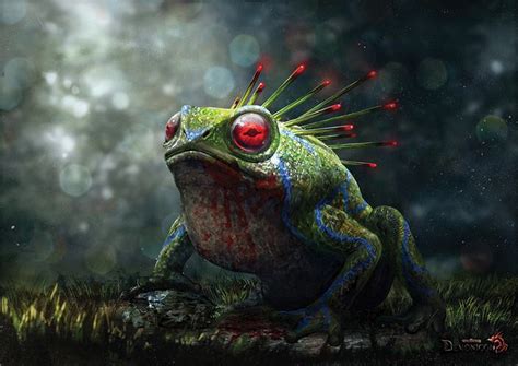 Battle Toad Elisavet Theodosiou Magical Creatures Creature Concept